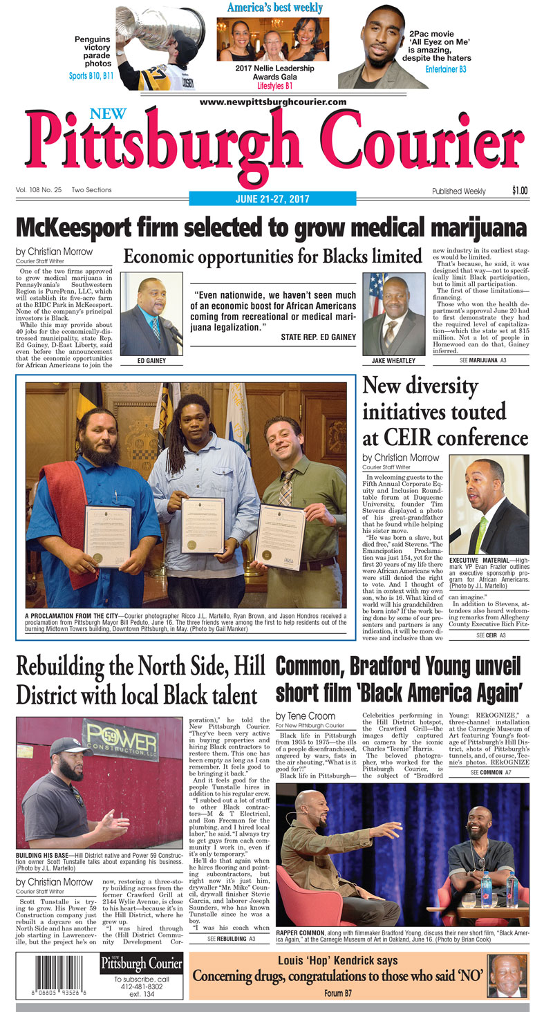 New Pittsburgh Courier Front Pages, 2017 | New Pittsburgh Courier