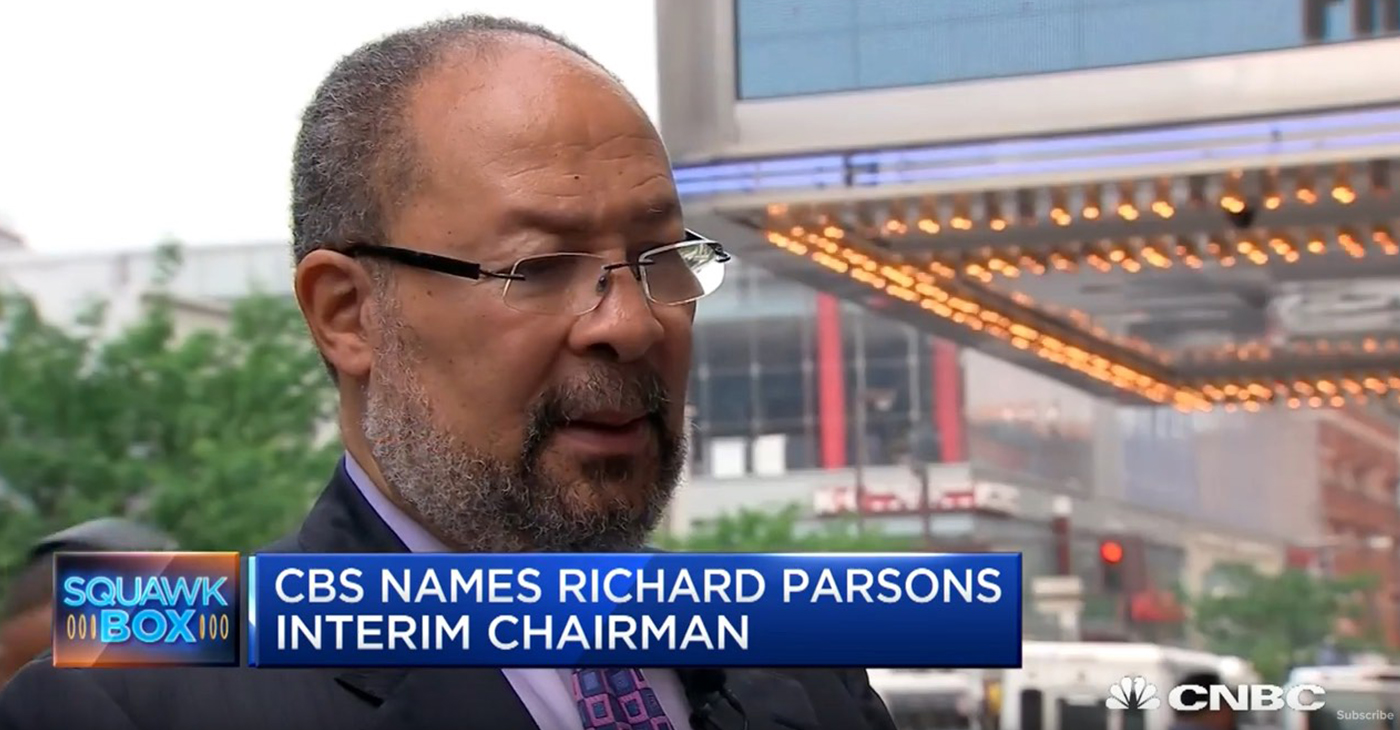 Richard Parsons becomes Chairman of the Board at CBS after departure of ...