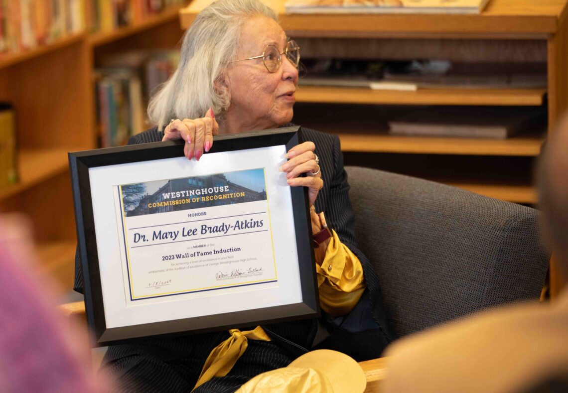 A Celebration of Brilliance: Dr. Mary Lee Brady-Atkins inducted into Westinghouse High School ...